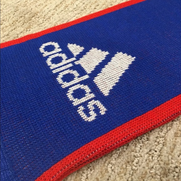 adidas | Accessories | Adidas Usa Red White Blue Scarf Winter ...